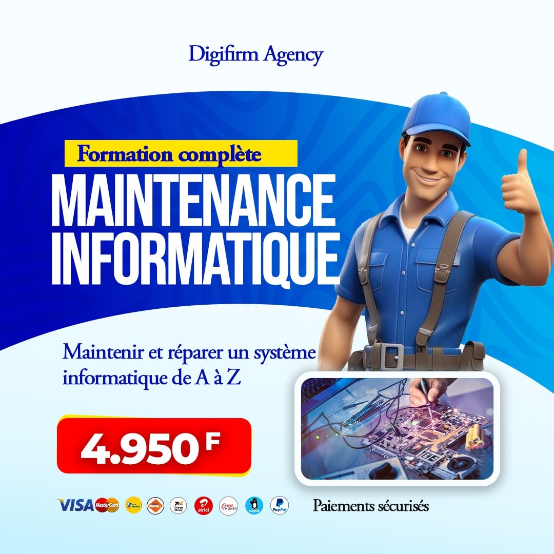 Formation Complète En Maintenance Informatique - Digifirm Agency